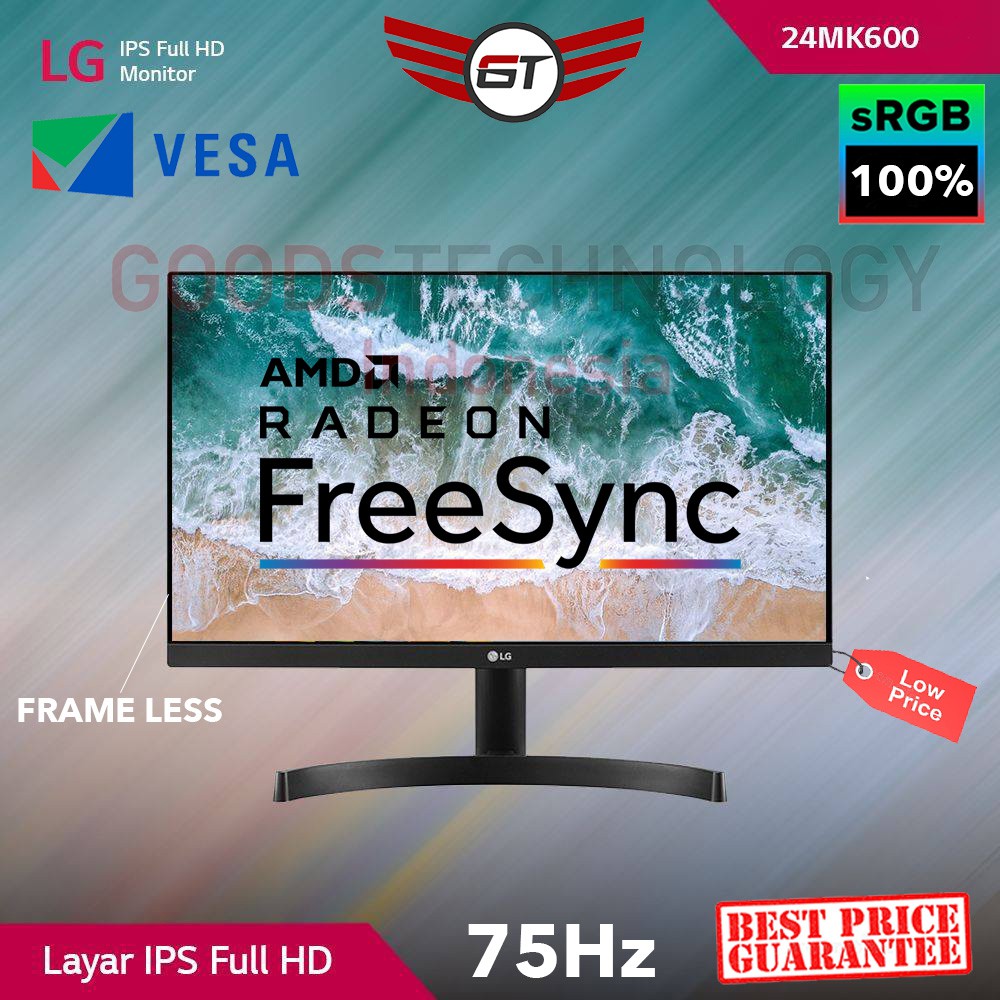 Jual Monitor LED LG 24 Inch 24MK600 / 24MK600M-B IPS FULL HD 75Hz ...