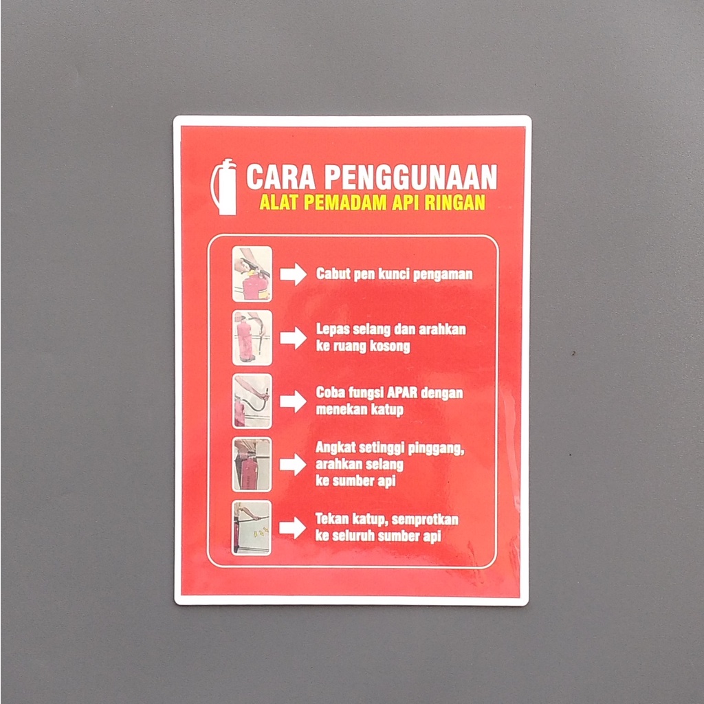 Jual AKRILIK PETUNJUK CARA PENGGUNAAN APAR - AKRILIK CARA PENGGUNAAN ...