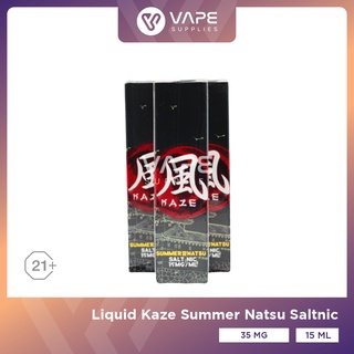 Jual Liquid Kaze Summer Natsu Salt Nic 15ML by Emkay Brewer x CMW ...
