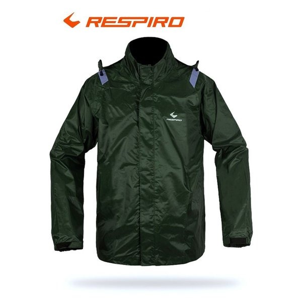 Jual JAS HUJAN RESPIRO THE CHALLENGER OLIVE l BIKER RAINCOAT | Shopee Indonesia