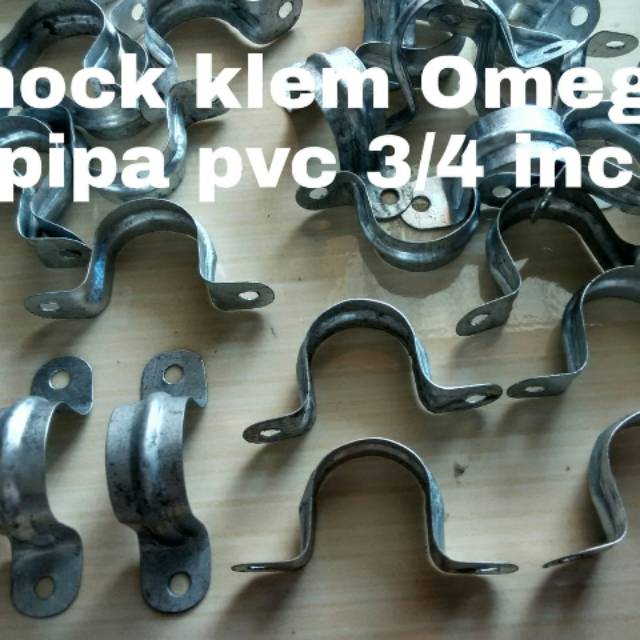 Jual Klem Omega Shock Omega 3/4" inchi untuk pipa paralon pipa pvc ...