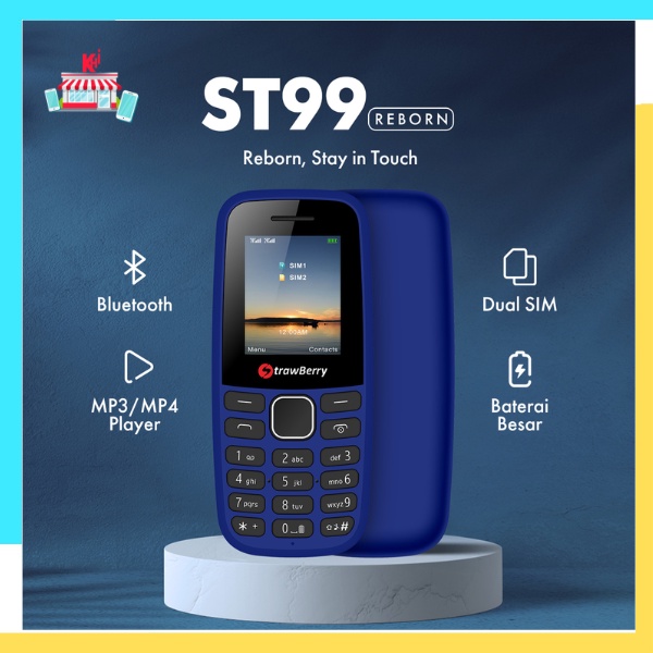 Jual Strawberry ST99 BOMB Reborn Candybar HP Murah Asli HP Jadul Termurah | Shopee Indonesia