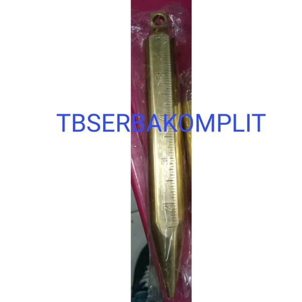 Jual Bandul Richter 15cm Panjang Lancip Untuk Sounding Tape Meteran ...