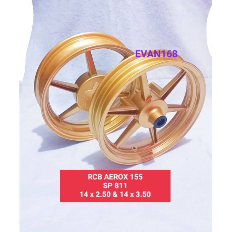 Jual VELG RACING BOY RCB AEROX SP811 GOLD ORIGINAL PNP | Shopee Indonesia