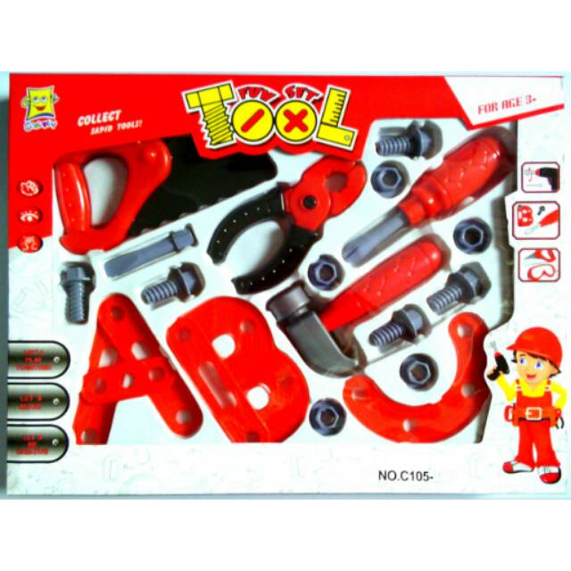 Mainan Anak Tool Set Kardus - Mainan Alat-Alat Tukang | Shopee Indonesia