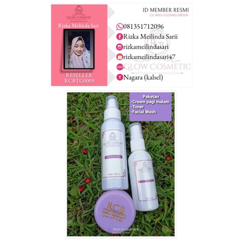 Jual PAKETAN CREAM RCB GLOW ORIGINAL | Shopee Indonesia