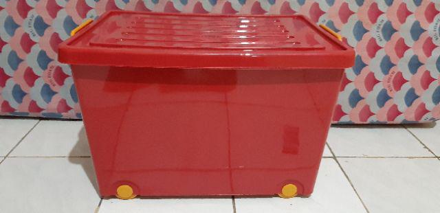 box container 60 liter/ box penyimpanan/box roda/boxer/container ...