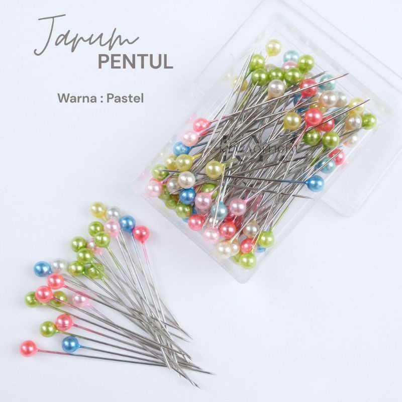 Jual JARUM PENTUL PREMIUM STAINLESS KEMASAN KOTAK WARNA PASTEL | Shopee ...