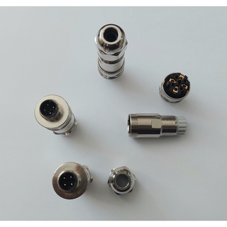 Jual M12 Connector, D code, 4 Pin, Male, Shielded | Shopee Indonesia