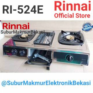 Jual Kompor Gas Rinnai 3 Tungku RI-524E Indonesia|Shopee Indonesia