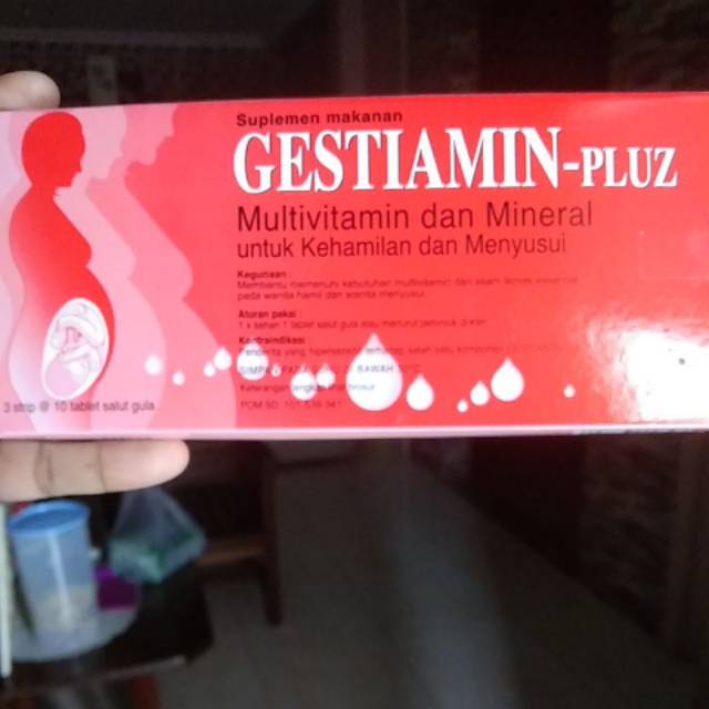 Jual GESTIAMIN PLUZ MULTIVITAMIN DAN MINERAL | Shopee Indonesia