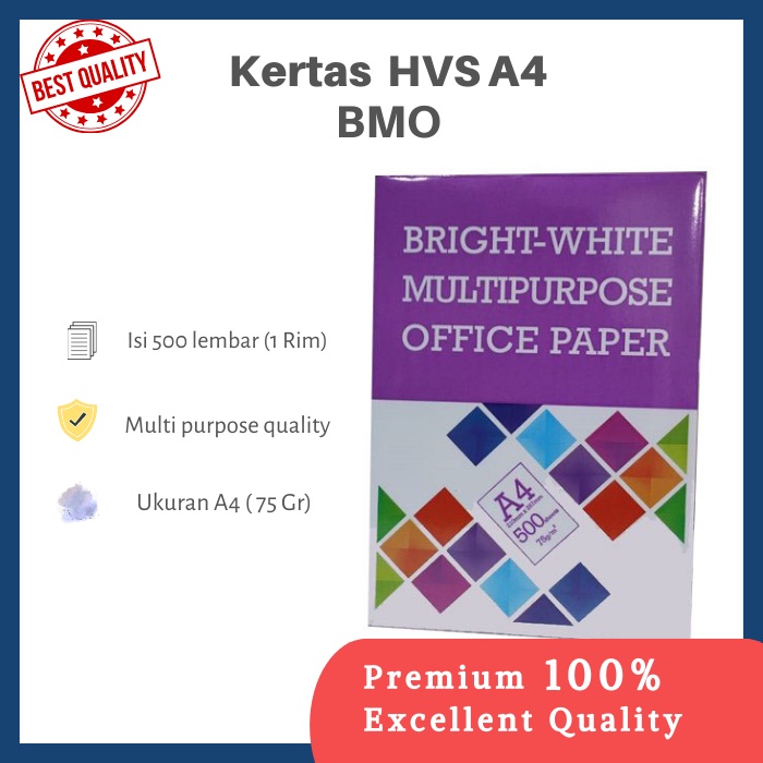 Jual Kertas Hvs A4 Bright White Multipurpose Office Paper Shopee