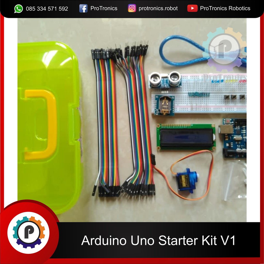 Jual Paket Arduino Uno Starter Kit Modul Pemula v1 | Shopee Indonesia
