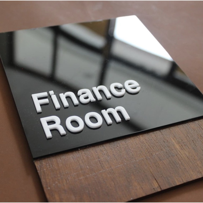 Jual Sign office acrylic / sign kantor / sign acrylic timbul | Shopee ...