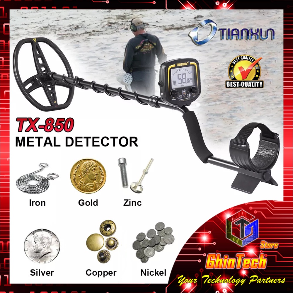 Jual PROFESSIONAL METAL DETECTOR TIANXUN TX850 TX 850 TX-850 ...