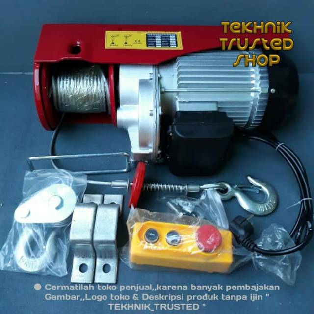 Electric Hoist 1200kg Seling 6m Katrol listrik lift dan barang | Shopee ...