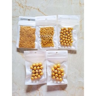 Jual Sprinkel mutiara deep gold/ Sprinkle hiasan ulang tahun warna ...