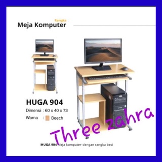 Jual Meja Komputer / meja rangka besi / minimalis / lunar / rak ...