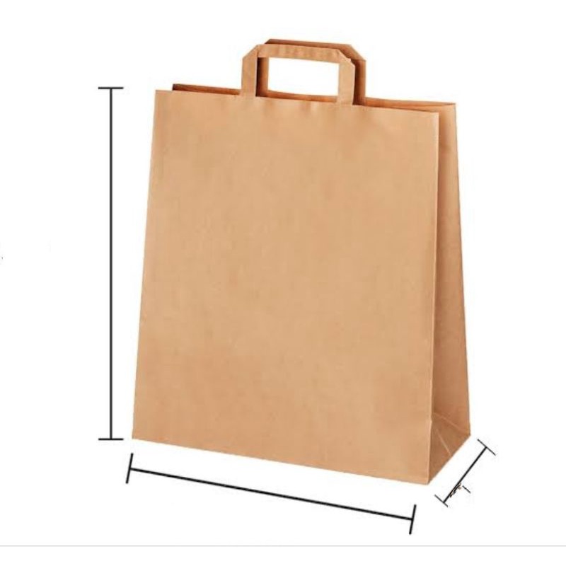 Jual Termurah Tas Paper bag cokelat craft / kertas kraft | Shopee Indonesia
