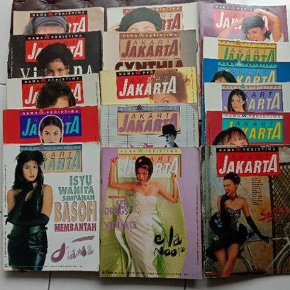 Jual Majalah Jadul Majalah Bekas Majalah Jakarta Jakarta Nama & Peristiwa majalah Jakarta edisi ...