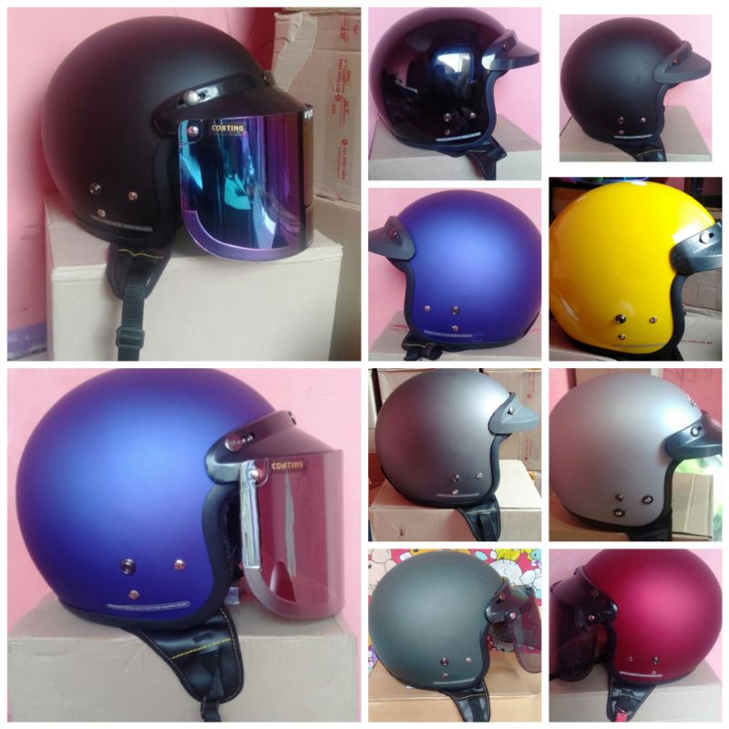 Jual helm polos | Shopee Indonesia