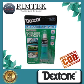 Jual DEXTONE SILICONE SEALANT KECIL / Dextone Lem Kaca Warna Clear 30 ...