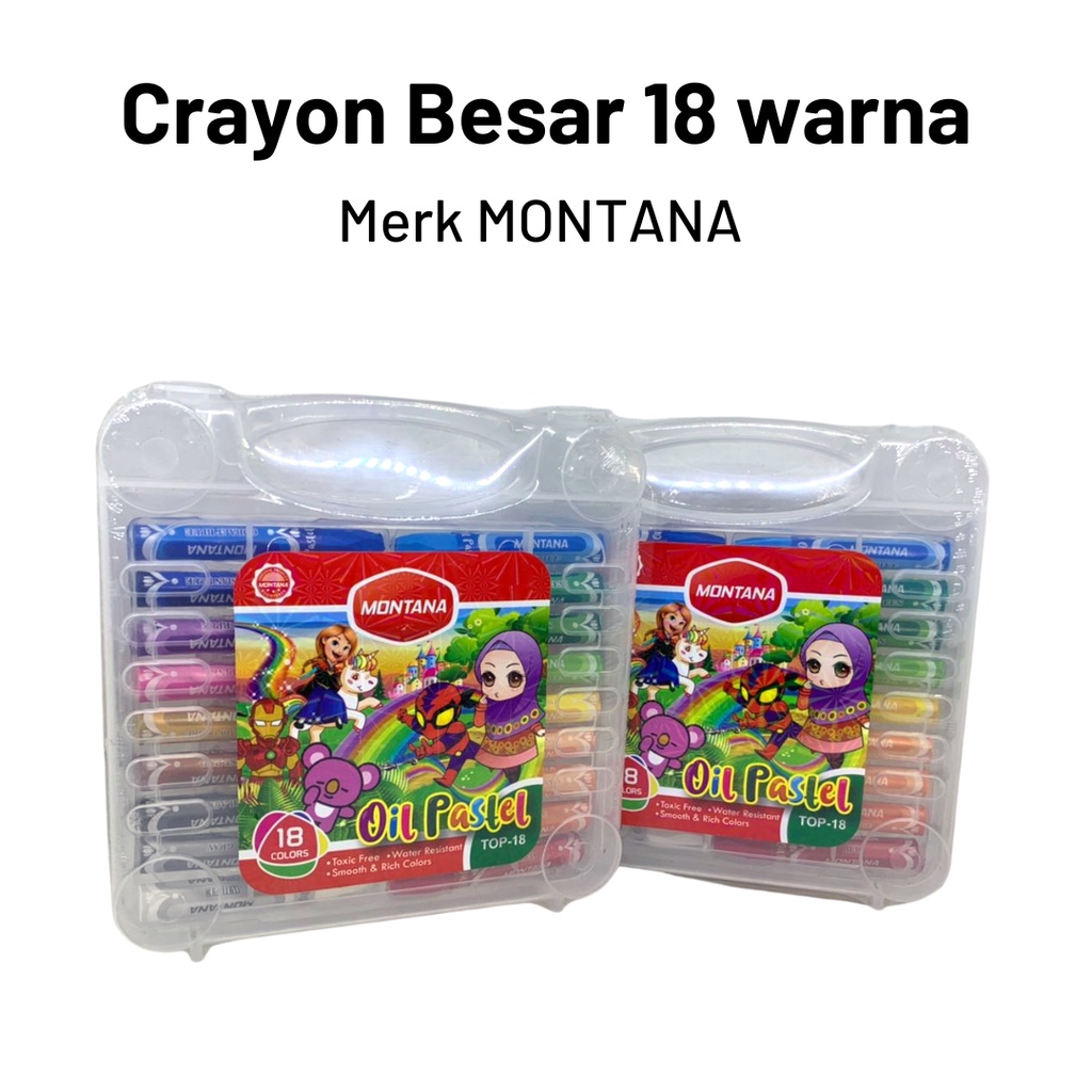 Jual CRAYON MONTANA BESAR 18 WARNA | Shopee Indonesia