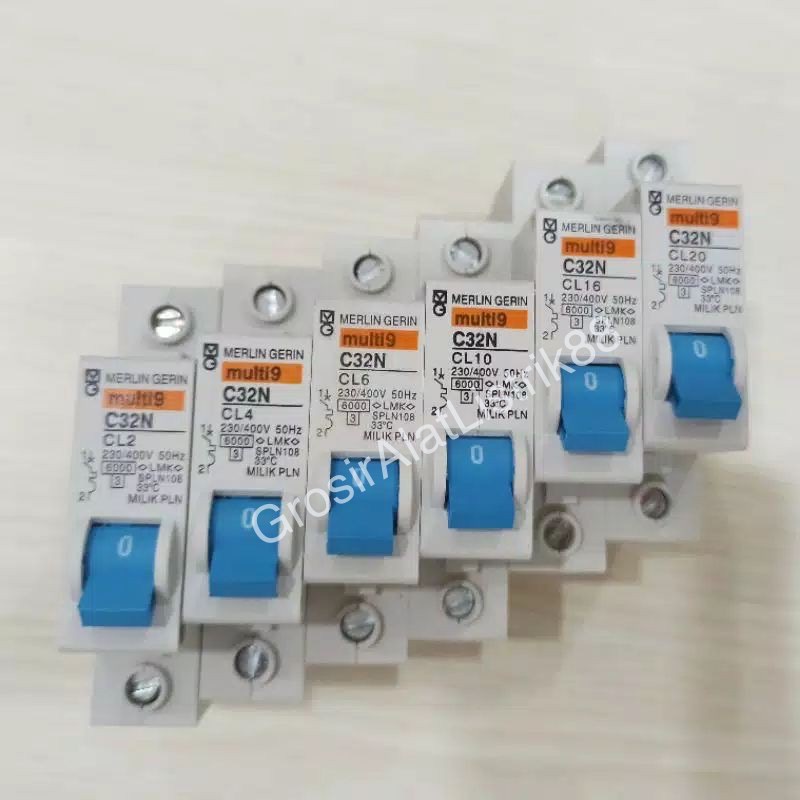 Jual MCB Merlin Gerin 1 Phase 2A 4A 6A 10A 16A 20A 25A 32A 40A 50A 63A | Shopee Indonesia
