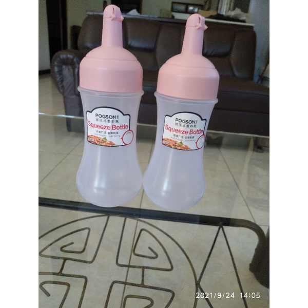 Jual Botol kecap pink korea / botol saus pink korea | Shopee Indonesia