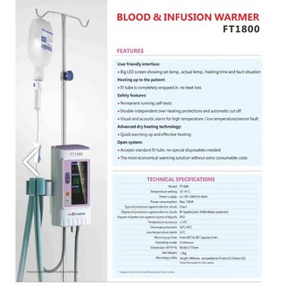 Jual Alat Penghangat Darah & Cairan Infus - BLOOD WARMER AND INFUSION ...