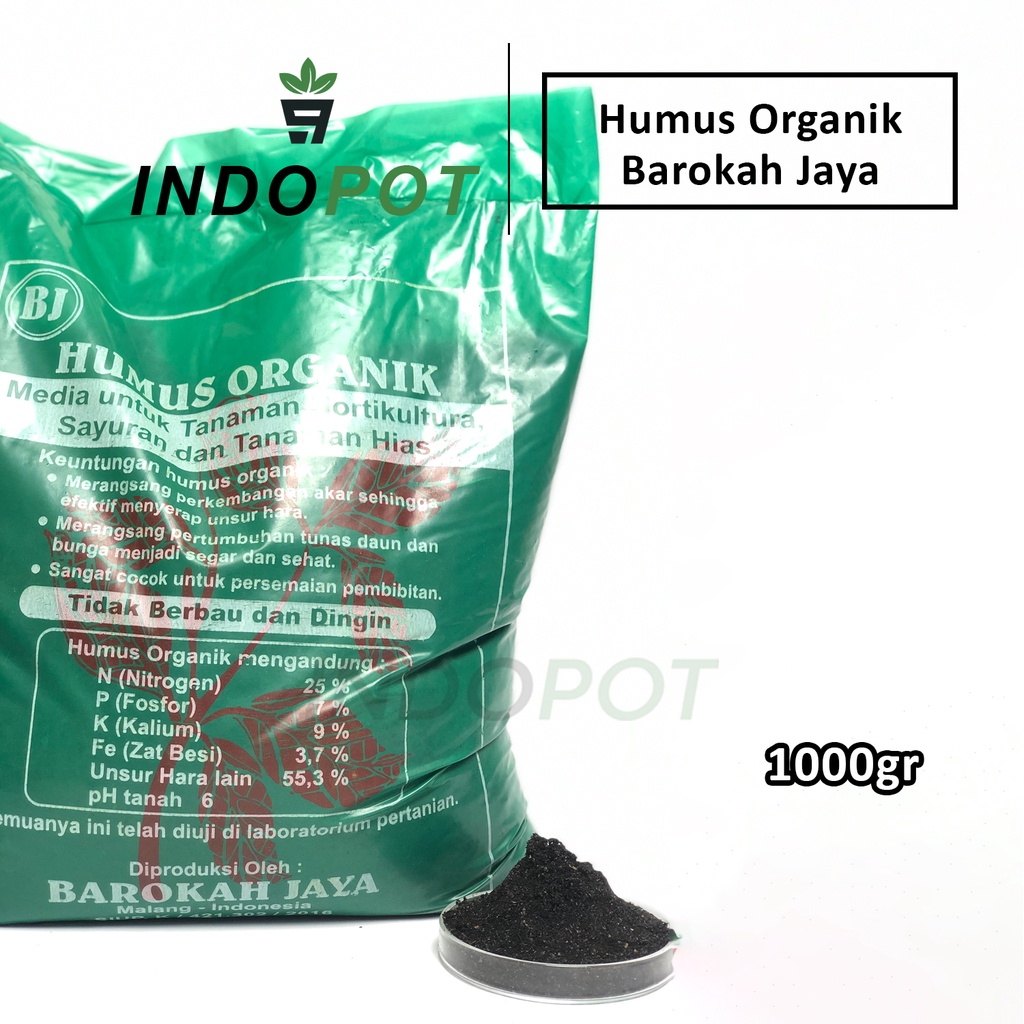 Jual Humus Organik Barokah Jaya 1kg Siap Pakai | Shopee Indonesia