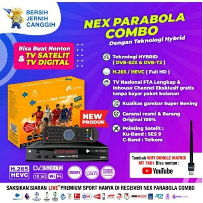 Jual RECEIVER NEX PARABOLA COMBO TV Digital + Nex Parabola | Shopee ...