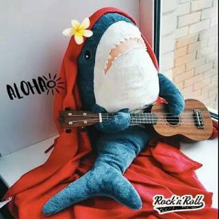 BLAHAJ Boneka Ikan Hiu 100 cm,Boneka Ikan Hiu Besar | Shopee Indonesia