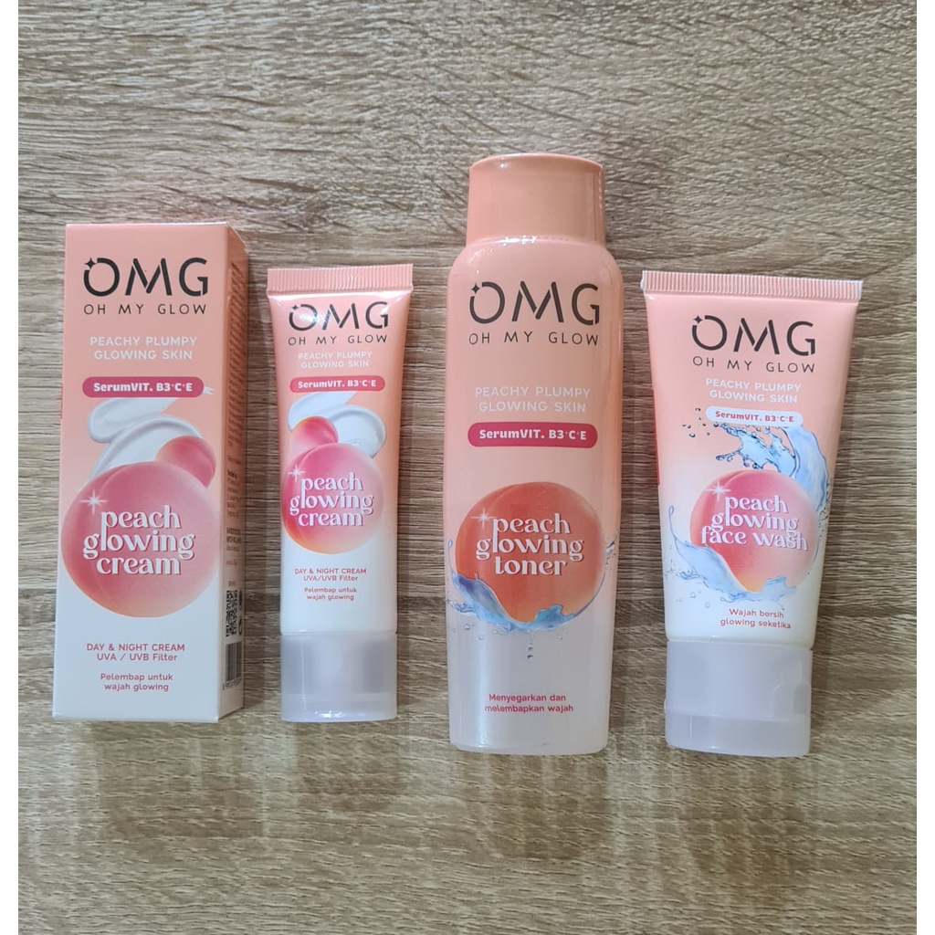 Jual OMG OH MY GLOW PEACH GLOWING SERIES / OMG SKINCARE / OMG | Shopee ...