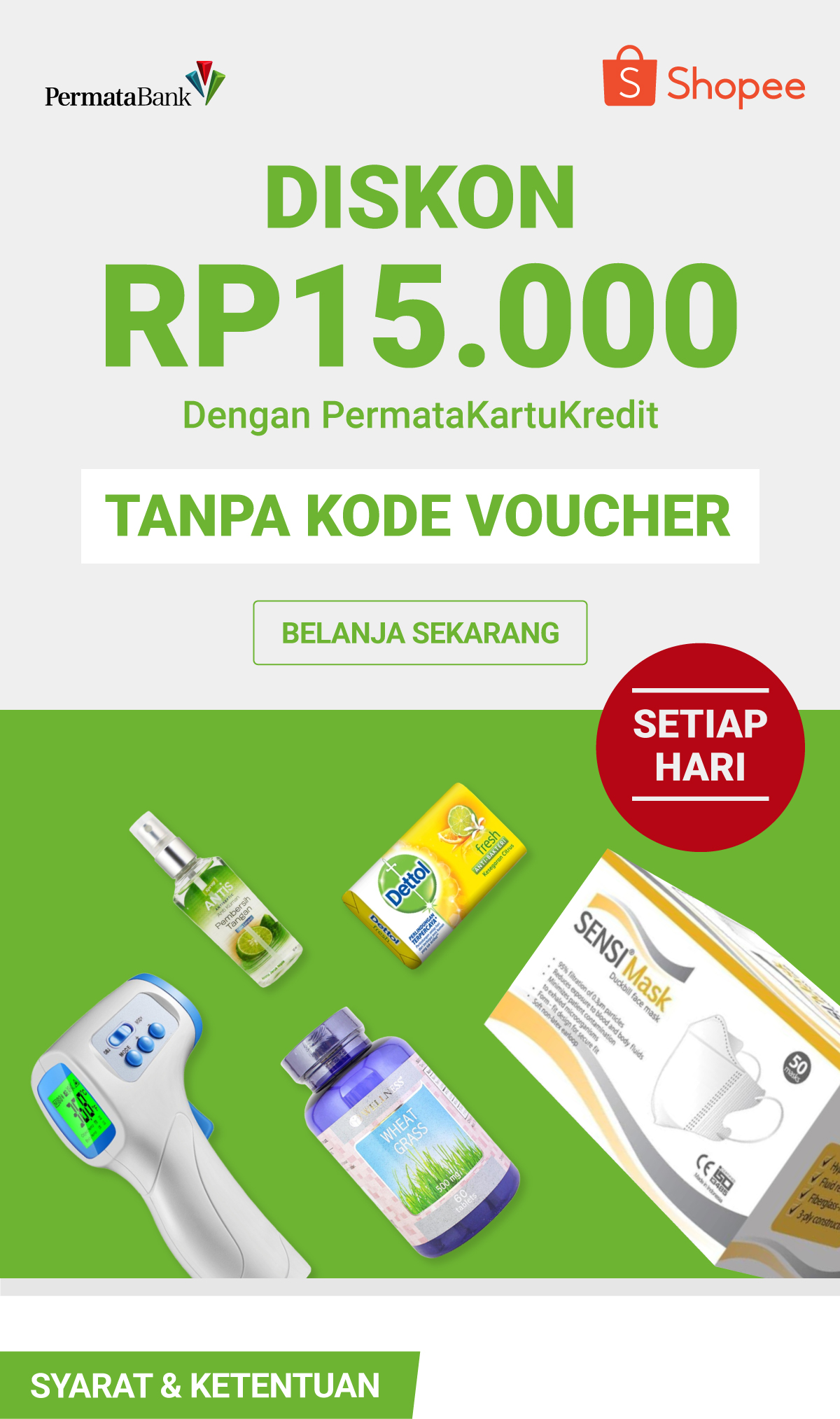 Diskon 15RB Pakai PermataKartuKredit
