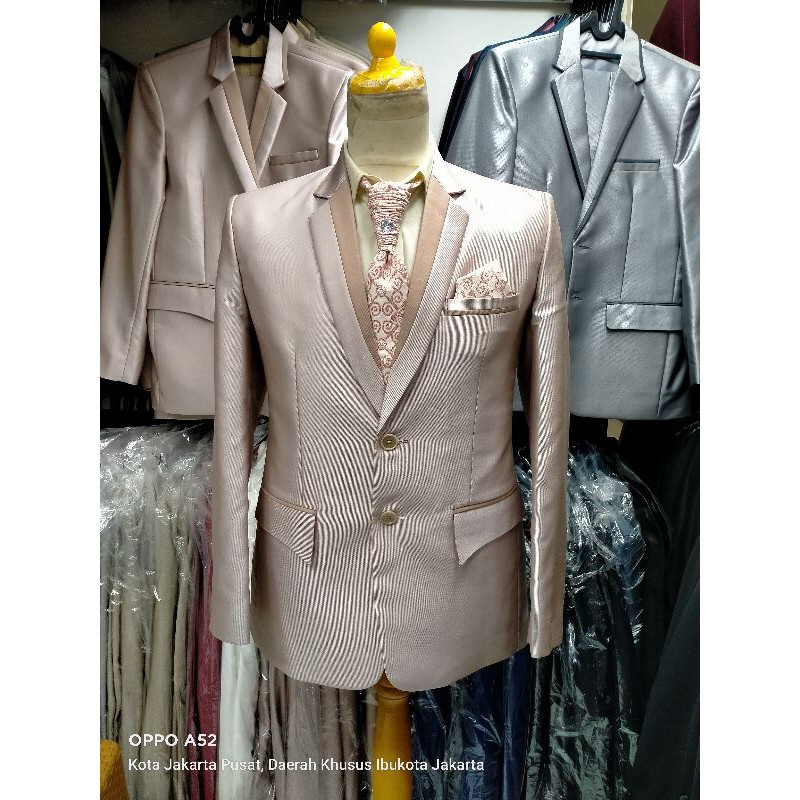 jas rose gold jas wedding jas nikah jas slimfit jas pesta jas wisuda ...