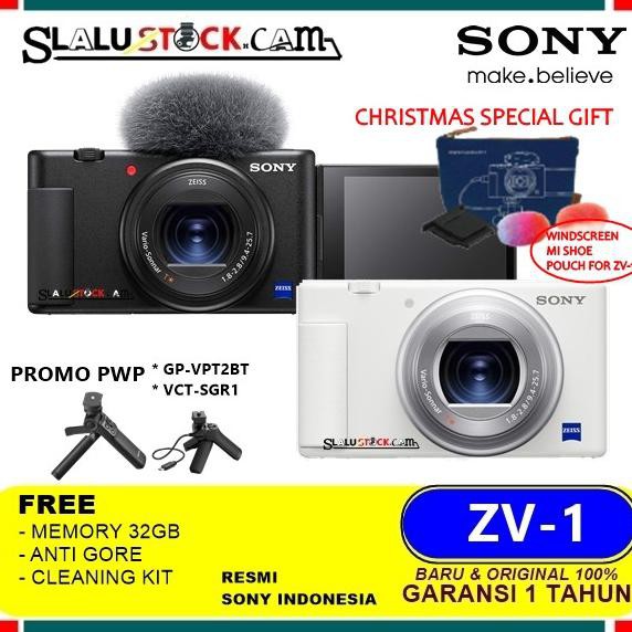 Jual SONY ZV-1 Digital Compact Camera / Sony ZV1 Vlog 4K Video - BLACK ...