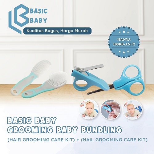 Jual Basic Baby Grooming Baby Bunding ( Hair Grooming Care Kit + Nail Grooming Care Kit ...