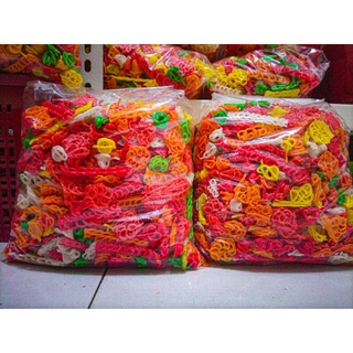 Jual ANEKA BAHAN SEBLAK/KERUPUK SEBLAK MIX/MAKARONI BANTET MENTAH/ 1KG ...