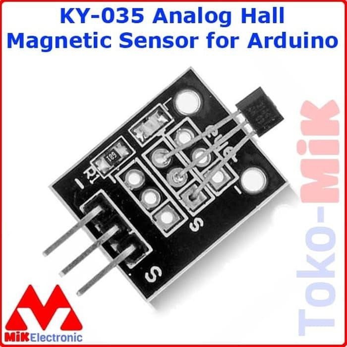 Jual New Ky035 Ky 035 Analog Hall Magnetic Sensor Module For Arduino