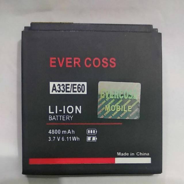 Jual Baterai battery Evercoss A33E/E60 original battery hp | Shopee Indonesia