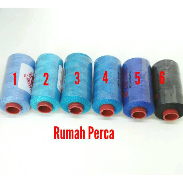 Benang Extra warna Biru | Shopee Indonesia