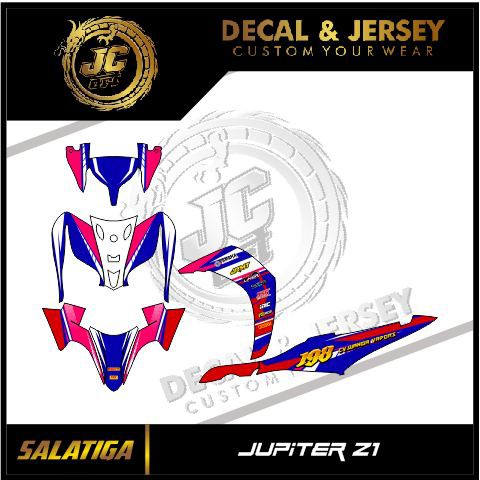 Jual Sticker Yamaha Jupiter z1 Blue Pink | Shopee Indonesia