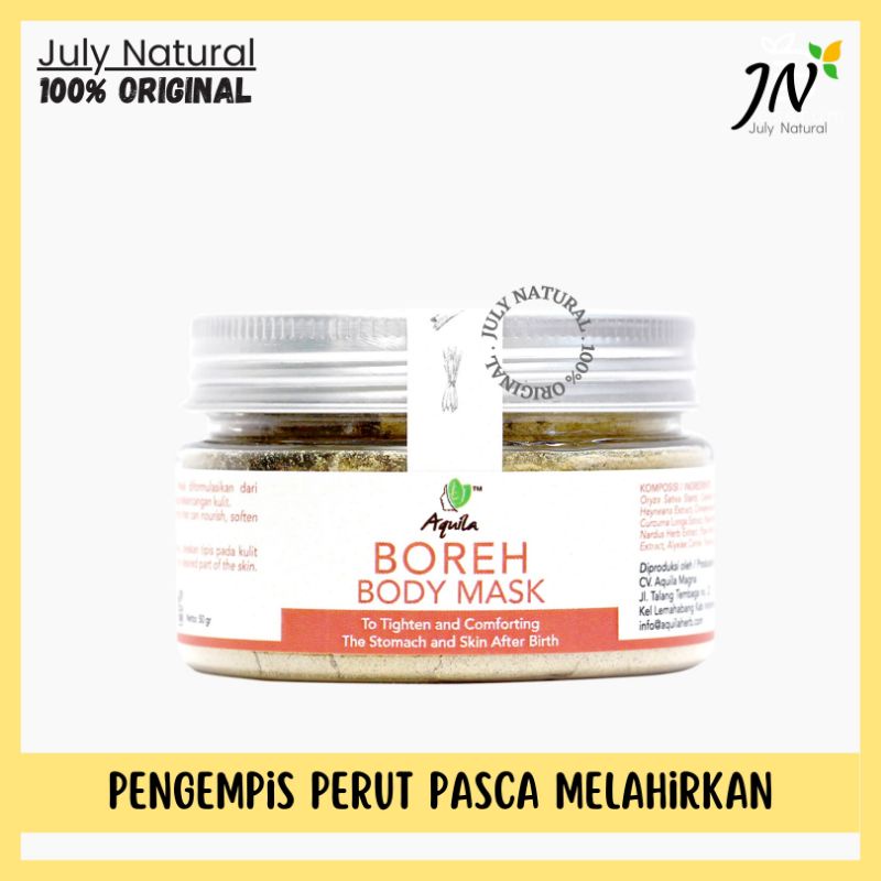 Jual AQUILA BOREH BODY MASK PASCA MELAHIRKAN / Tapel Perut Indonesia ...