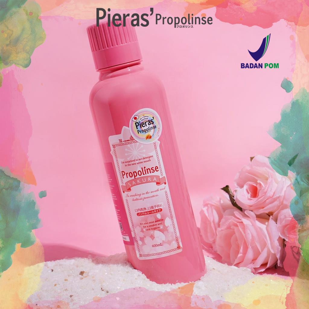 Jual Pieras Propolinse Sakura Limited Edition 600mL Alcohol free Cocok ...