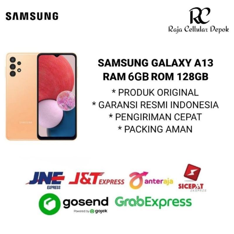Jual SAMSUNG GALAXY A13 RAM 6GB ROM 128GB - GARANSI RESMI SEIN | Shopee ...