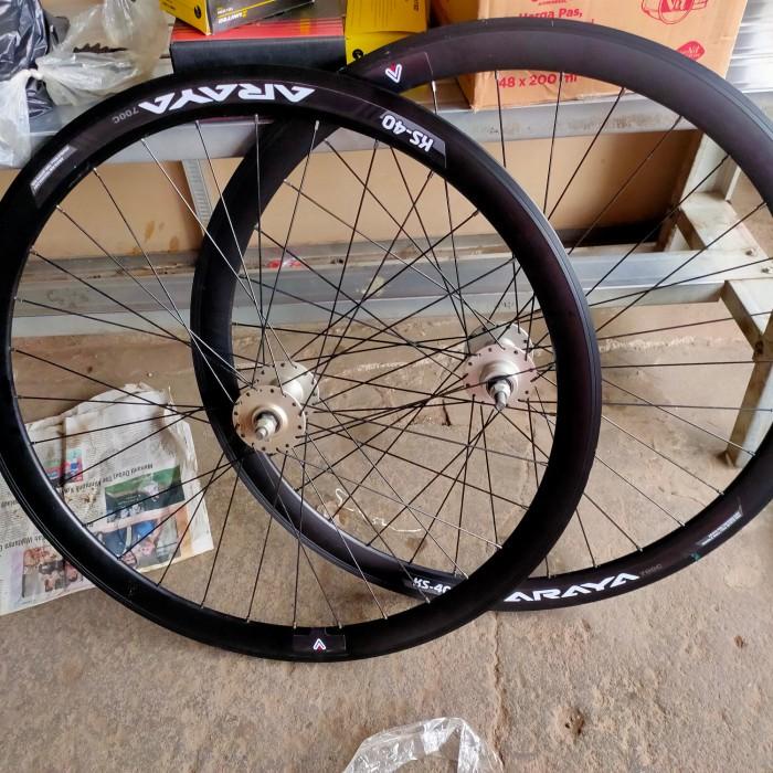 Jual Wheelset 700 Araya Ks40 Fixie Doltrap Hitam 061 | Shopee Indonesia