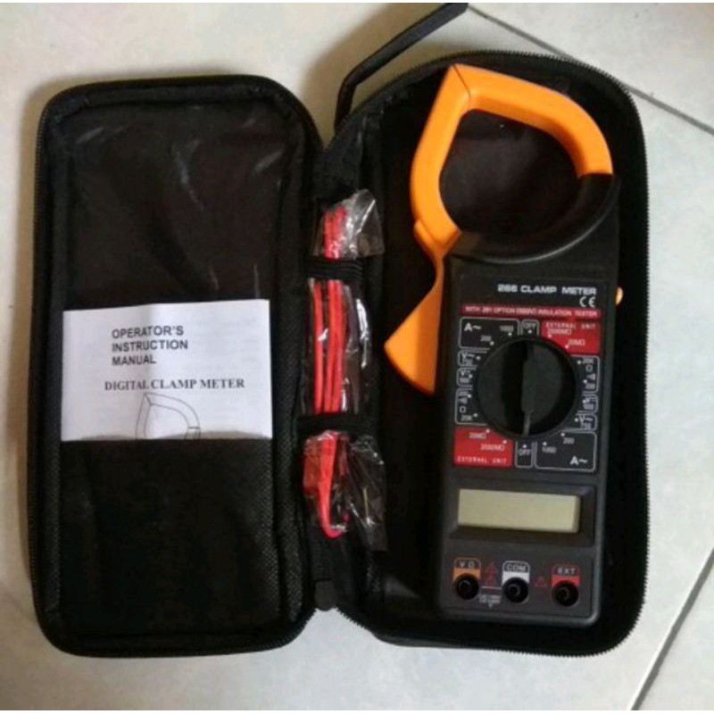 Jual Digital Clamp Multimeter Tang Ampere - DT266 | Shopee Indonesia