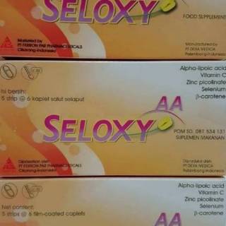 Jual SELOXY AA ANTIOKSIDAN And SKIN SUPPLEMENT 30 kaplet | Shopee Indonesia