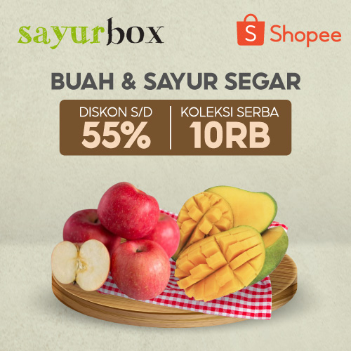 Sayur Box: Buah & Sayur Segar Diskon S/D 55% | 12-13 Okt